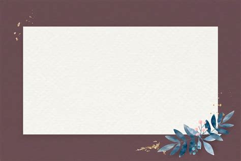 Premium Vector Leafy Paper Rectangle Frame Vector Premium Vector Leafy Paper Rectangle Frame Vector