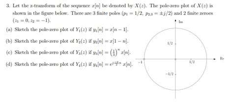 Solved Let The Z Transform Of The Sequence X N Be Chegg