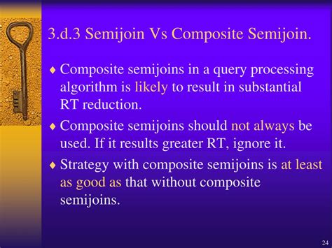 Ppt Distributed Query Processing Using Different Semijoin Operations