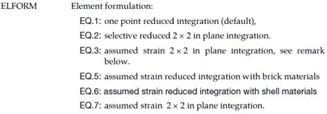 Exploring The Ansys LS Dyna Thick Shell Element In Ansys Mechanical PADT Exploring The Ansys LS Dyna Thick Shell Element In Ansys Mechanical PADT