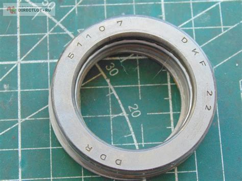 Подшипник 51107 DKF 22, DDR, аналог 8107, 35х52х12 мм. С проставочным ...