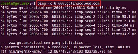 15 Ping Command Examples In Linux Cheat Sheet Golinuxcloud