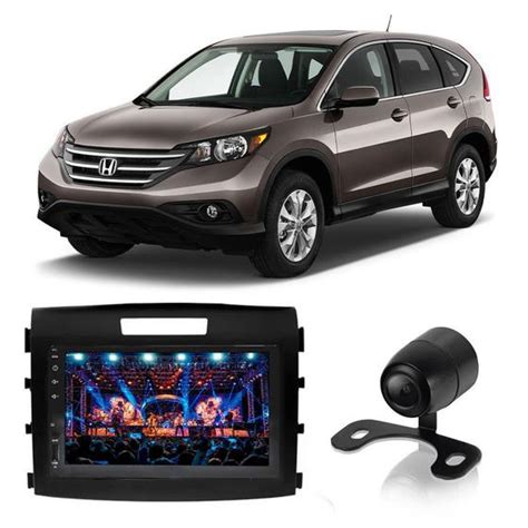Central Multimídia Honda Cr V 2012 A 2020 7 Polegadas Espelhamento Ios Android Bluetooth Usb Sd