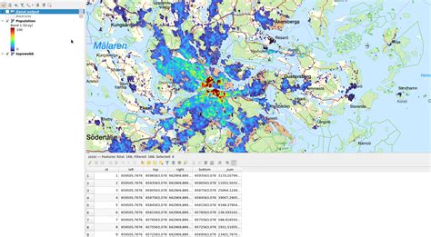 Overlay QGIS How To Split And Display Population Data According To District Province