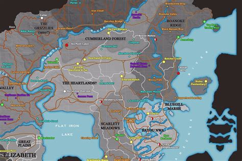 Red Dead Redemption 2 Interactive Map Download Ptuomni