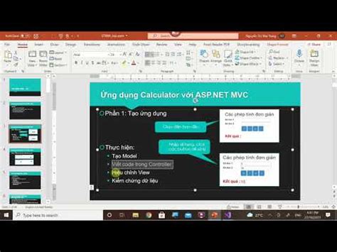 Ứng dụng Calculator với ASP NET MVC YouTube