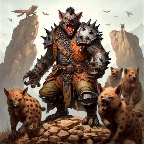 Gnoll Pack Lord 5e Stats Angry Golem Games