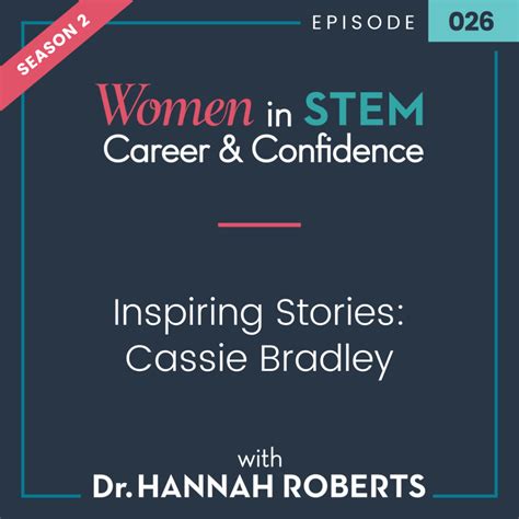 Inspiring Stories 026 Cassie Bradley Dr Hannah Roberts