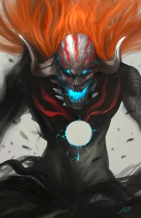 Hollow Ichigo Bleach Drawing Bleach Fanart Bleach Anime