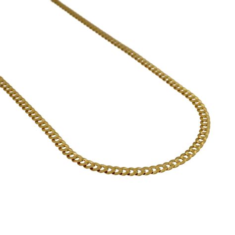14k Solid Gold Italian Curve Chain Midas Jewelry