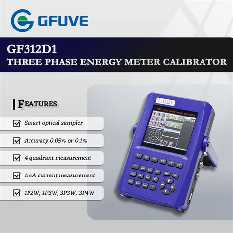 Gf312d1 Three Phase Energy Meter Test Kit The Gf312d1 Energy Meter Test Kit Is A Precision 0 05