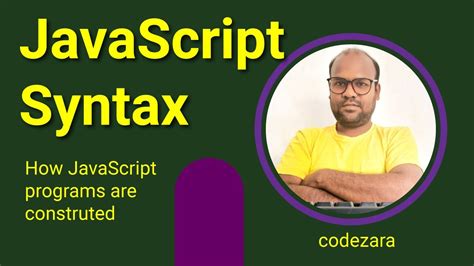 How To Javascript Syntax Introduction Youtube