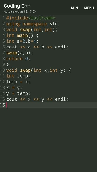 unbelievable c programming shortcut swapping numbers in seconds youtube