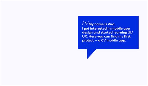 Mobile App For CV On Behance