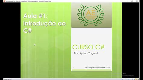 Aula Introducao Ao Csharp YouTube