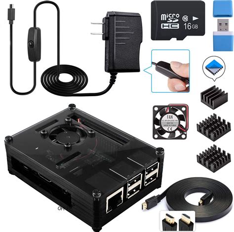 Geeekpi S021 Sata 3 0x2 For Raspberry Pi 5 With Active Cooler And 12v 6a Power