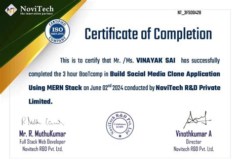 Nakka Vinayak Sai On Linkedin Mern Fullstackdevelopment Bootcamp Techskills