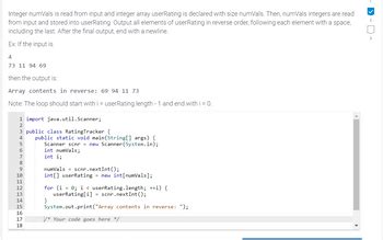 Answered Integer NumVals Is Read From Input And Bartleby