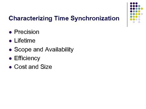 Time Synchronization In Wireless Sensor Networks Anisha Menon