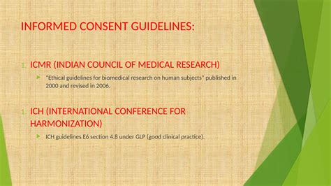 Informed Consent Process And Procedure Pptx