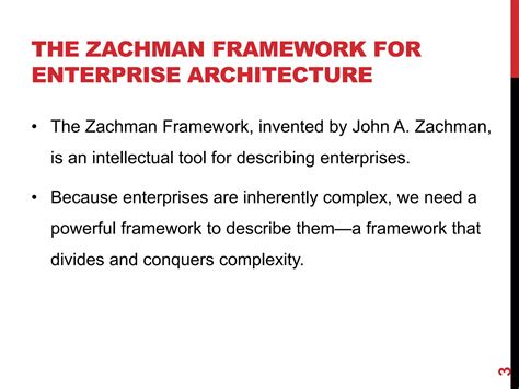 Lecture Enterprise Security Zachman Framework Pptx