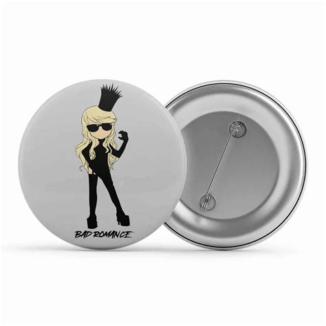 Lady Gaga Badge Bad Romance At Rs 149 00 नेम बैज Aakarshan