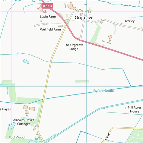 Lichfield District Sk11 Map By Uk Topographic Maps Avenza Maps