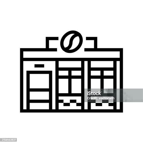 커피 하우스 길거리 음식 카페 선 아이콘 벡터 일러스트 레이 션 거리에 대한 스톡 벡터 아트 및 기타 이미지 거리 겨울 궁중팬 Istock