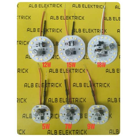 Jual Pcb Led Ac Acr Watt Lengkap Shopee Indonesia