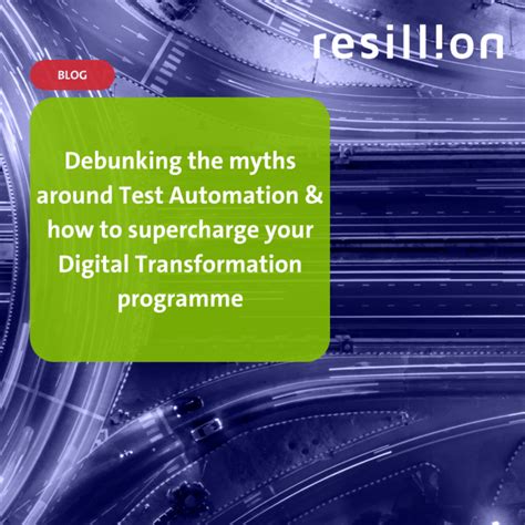Resillion On Linkedin Digitaltesting Testautomation Digitaltransformation