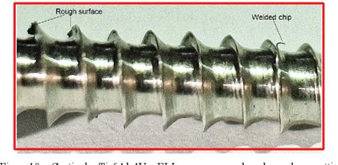 Figure 10 From Optimization Of Machining Parameters On The Geometry Precision Of Cortical Screw