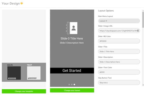 Intro Slider Zapable App Builder