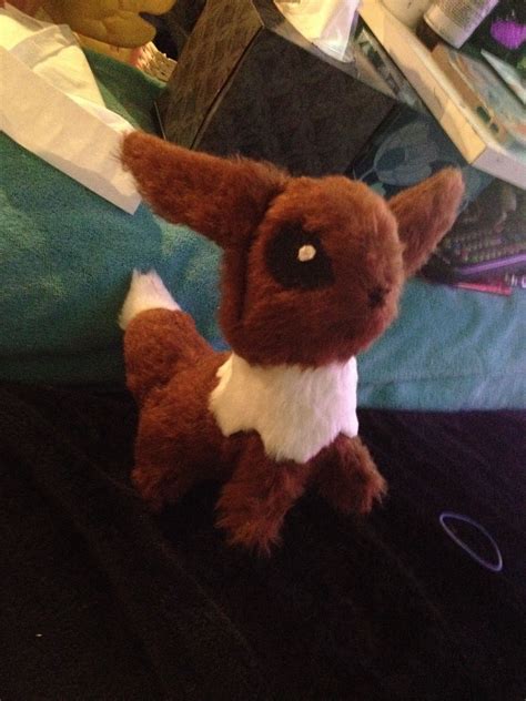Homemade Eevee Plushie I Made All By Myself With This Pattern