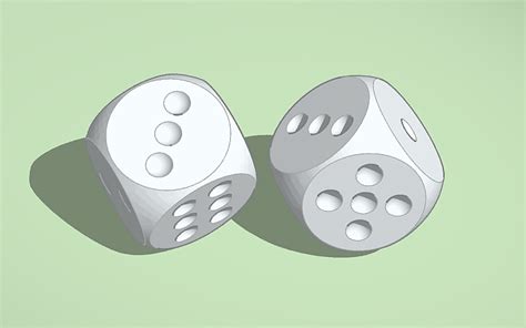 3d Design Dice Tinkercad