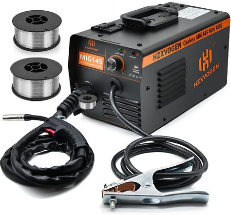 Generic 220V HZXVOGEN Mig Welder MIG145 No Gas Gasless Semi-automatic ...