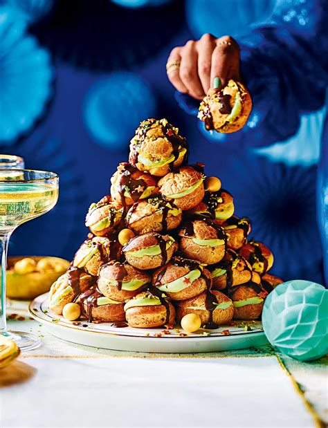 Dubai Chocolate Profiteroles Recipe Sainsbury`s Magazine
