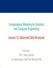 Lecture Pdf Computational Modeling For Electrical And Computer Engineering Lecture