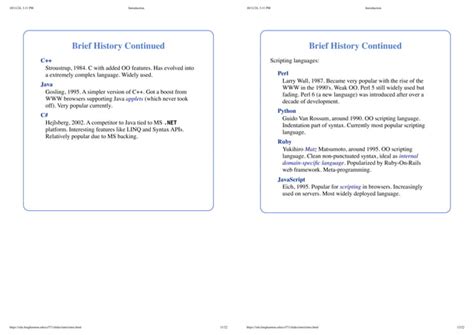 Introduction To Progamming Languages Course Ppt