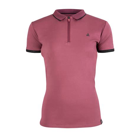 Aubrion Young Rider React Tech Polo Mauve Millbry Hill