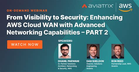 From Visibility To Security Enhancing Aws Cloud Wan With Advanced