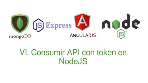 Vi Curso Angularjs Nodejs Mongodb Consumir Api Con Token En Nodejs