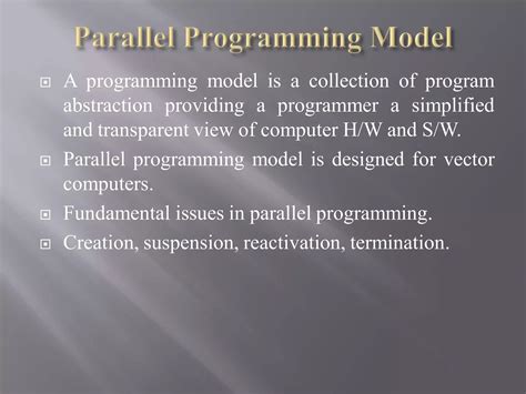 Parallel Programming Model Language And Compiler In Aca Pdf