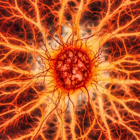 Premium Ai Image A Macro View Of A Neuron Inside A Brain Nerve Cell Generative Ai