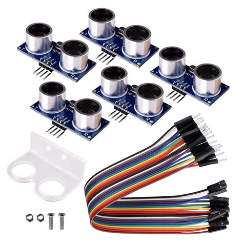 Комплект модулей датчика расстояния Hc Sr04 5 шт для Arduino Raspberry Pi купить с доставкой