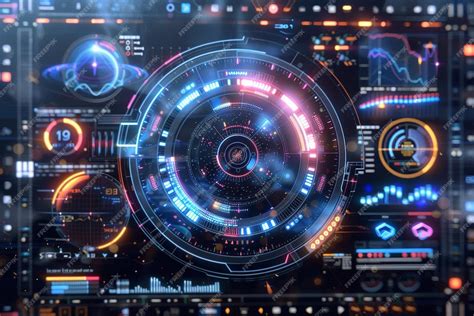 Graphic User Interface For Space Adventure Game Premium Ai Generated Image