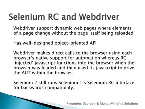 introduction to selenium automation pdf browsers computer