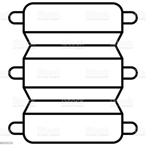 갈비뼈 라인 아트 정육점 아이콘 디자인 템플릿 벡터 일러스트 레이 션 고기에 대한 스톡 벡터 아트 및 기타 이미지 고기