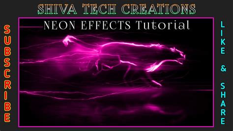 How To Create Neon Effect In Kinemaster Light Effect Intro Neon Effect ChangeColour Shiva