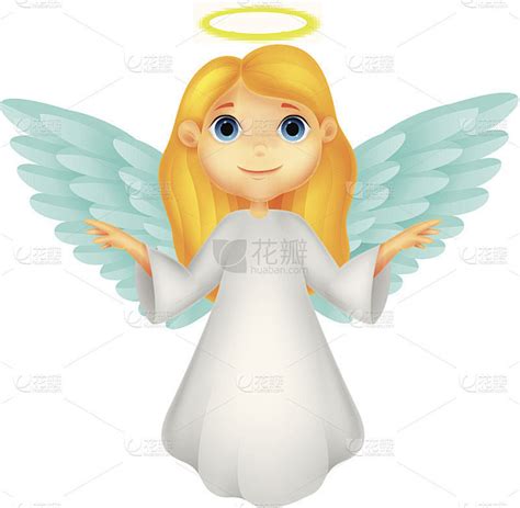 白色天使的卡通