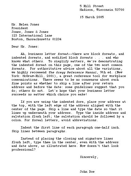 Form Letter Free Printable Documents